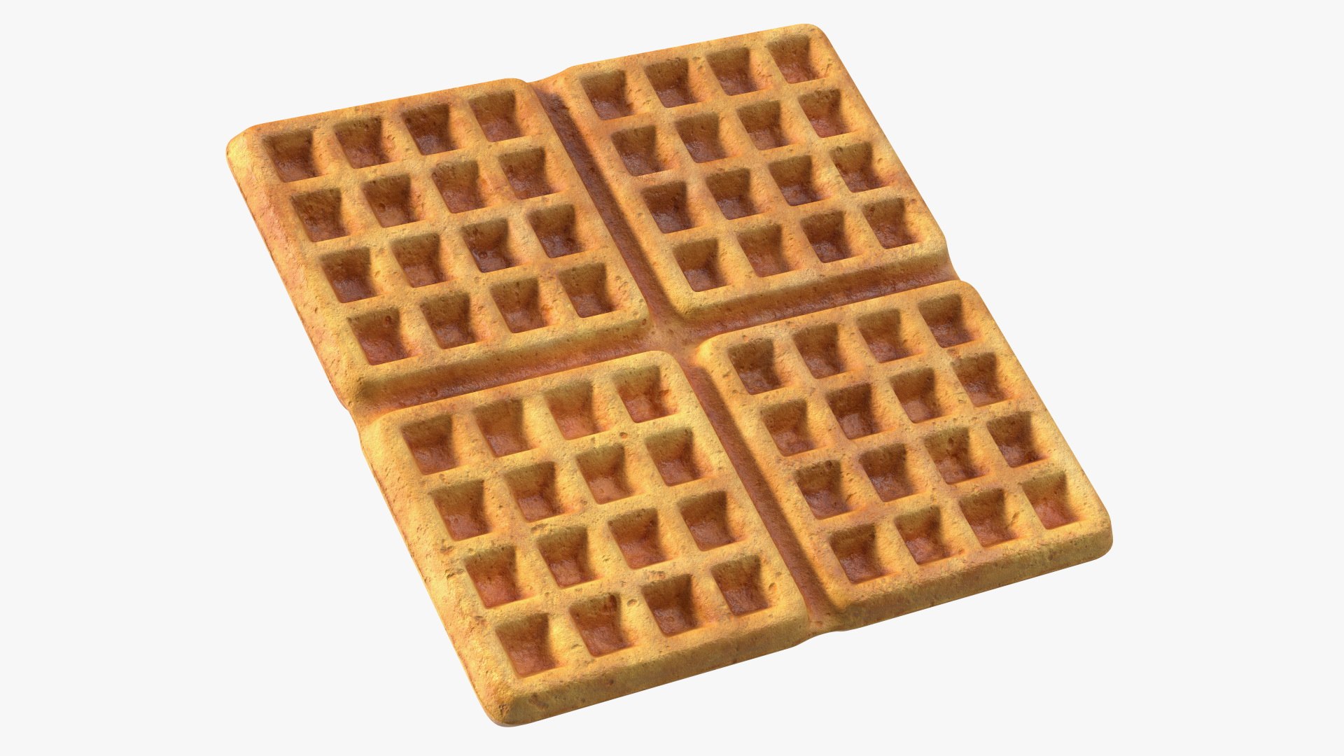 3D Square Waffle - TurboSquid 2018619