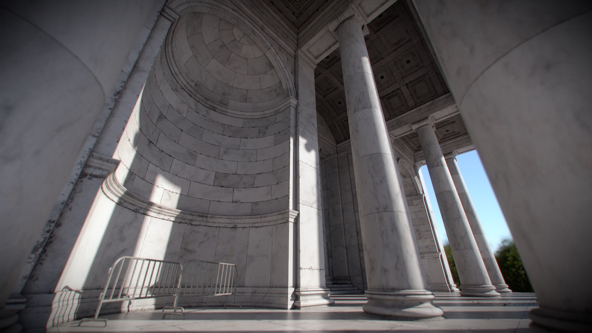 Jefferson Memorial Scene 3D Model - TurboSquid 1812831