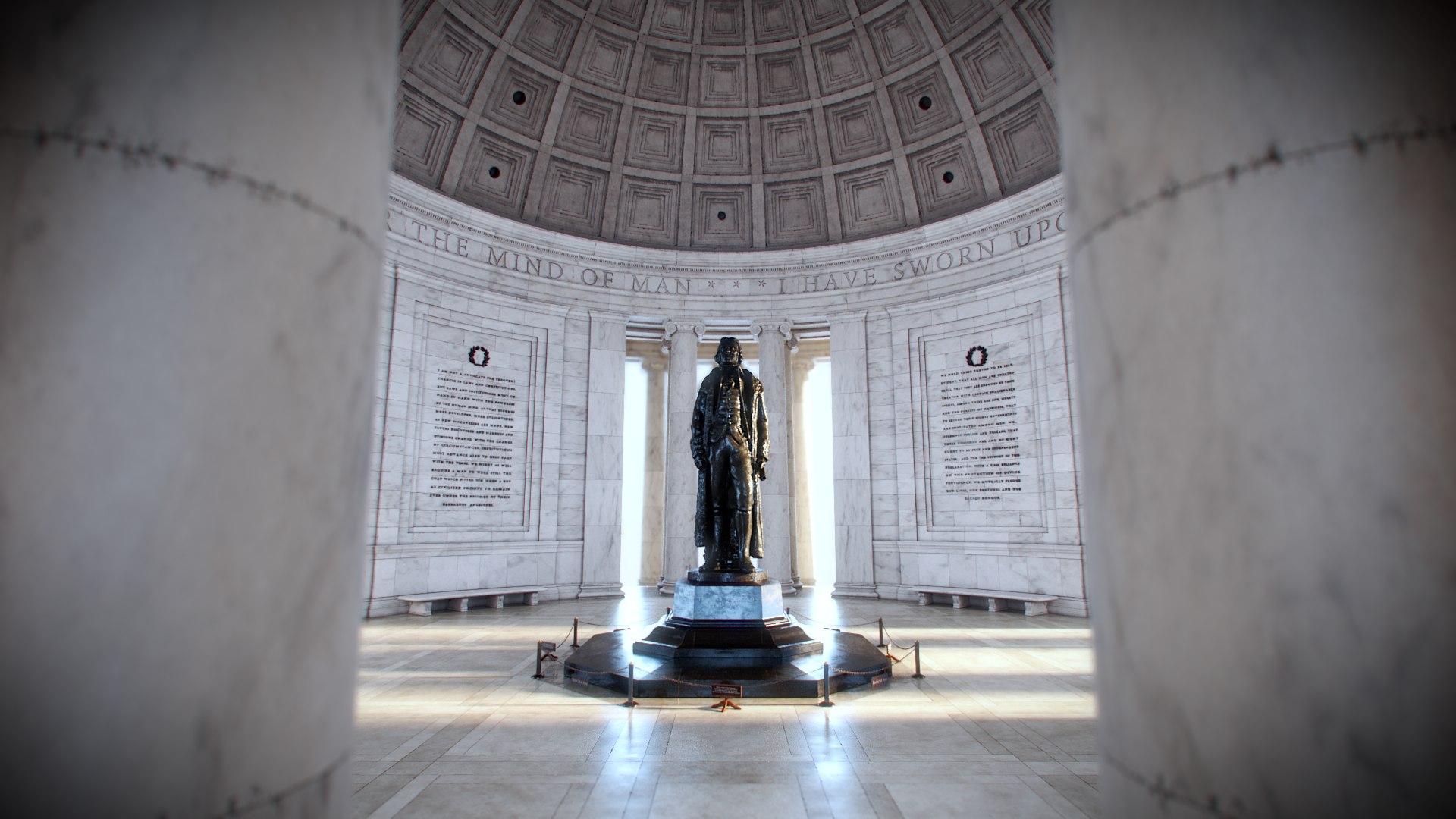 Jefferson Memorial Scene 3D Model - TurboSquid 1812831