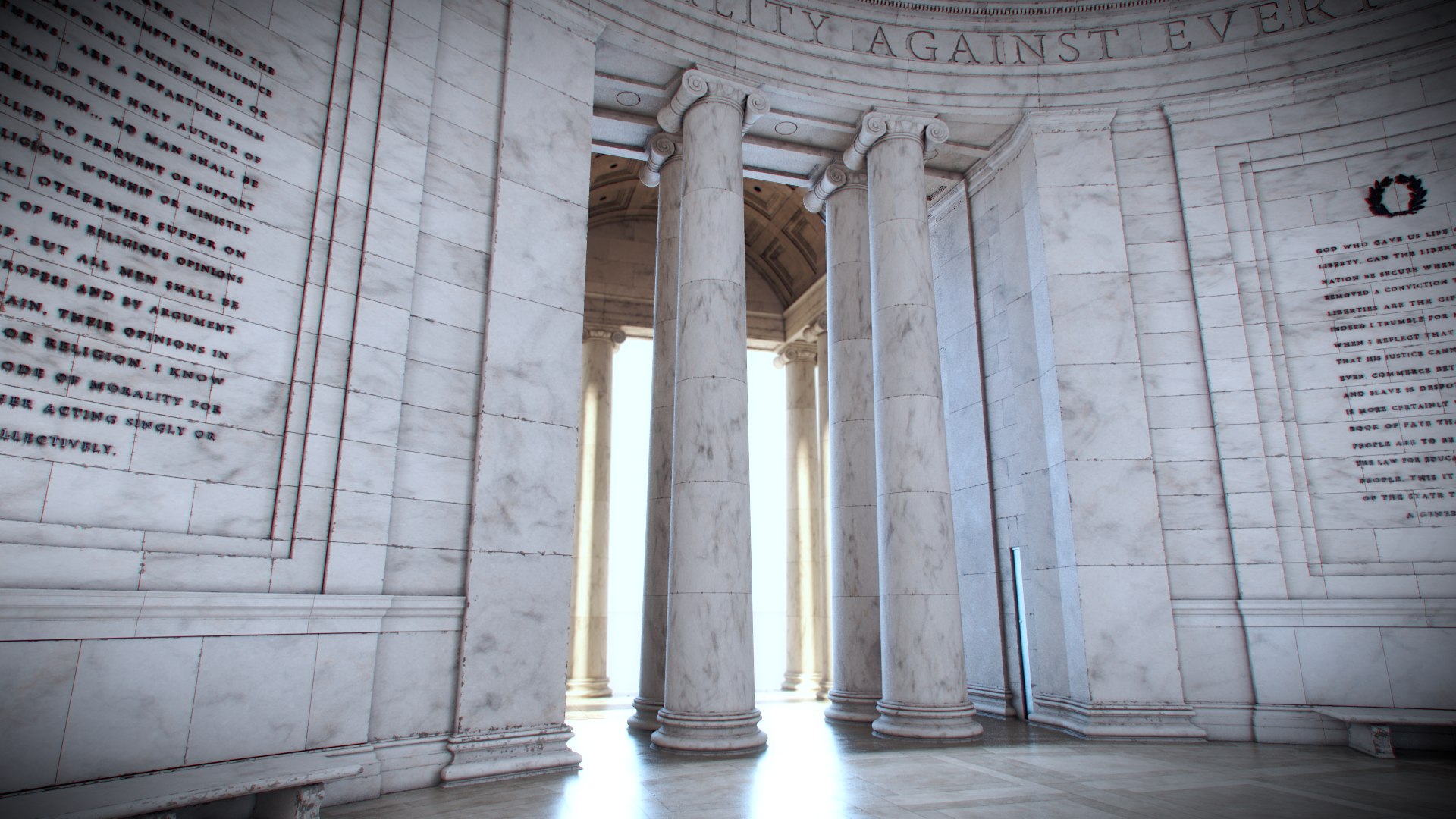 Jefferson Memorial Scene 3D Model - TurboSquid 1812831