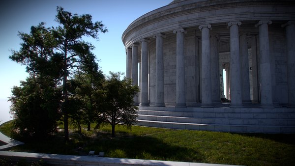 Jefferson Memorial Scene 3D model - TurboSquid 1812831