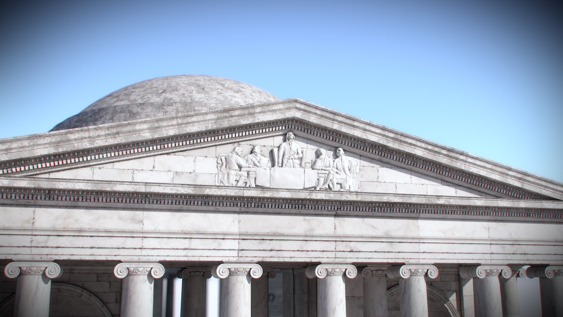 Jefferson Memorial Scene 3D Model - TurboSquid 1812831