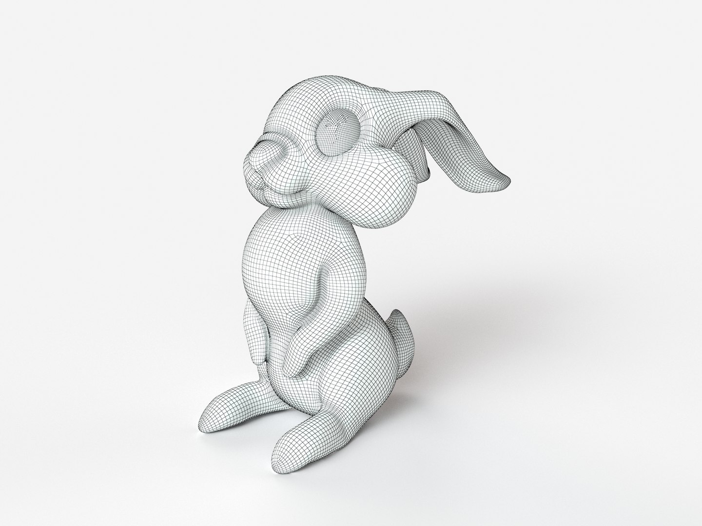 Cartoon Rabbit Model - TurboSquid 2005124