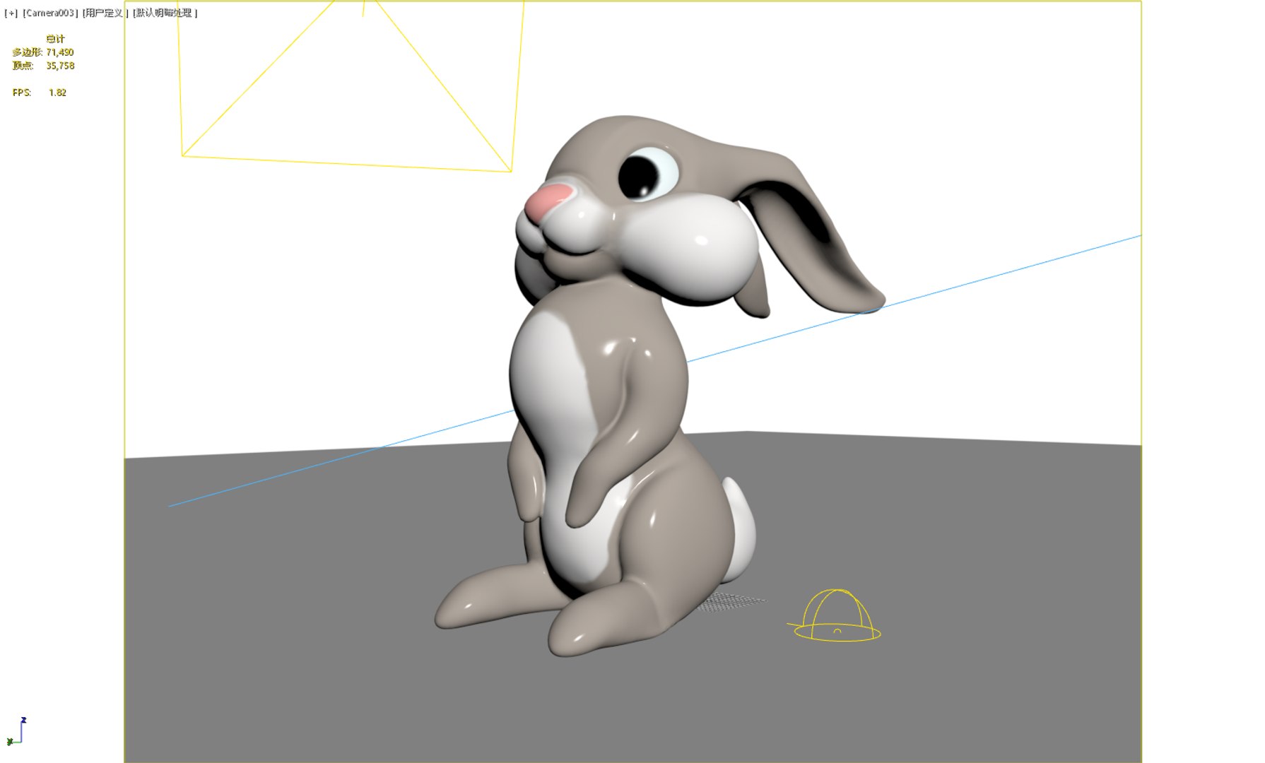 Cartoon Rabbit Model - TurboSquid 2005124