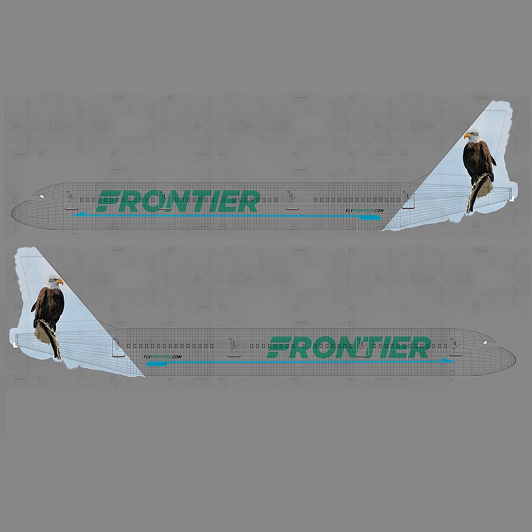 3D A321 Neo Frontier Airlines - TurboSquid 1640155