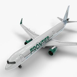 3D Frontier Airline Models - Browse & Download Formats - TurboSquid