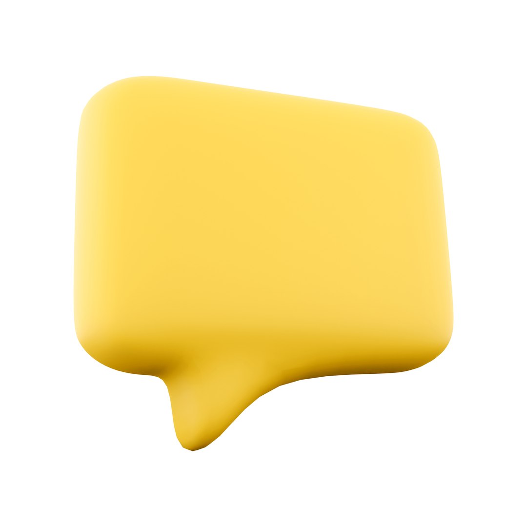 Message Icon 3D Model - TurboSquid 2074150