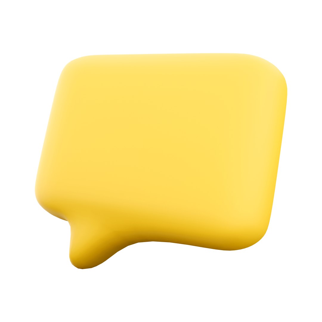 Message Icon 3D Model - TurboSquid 2074150