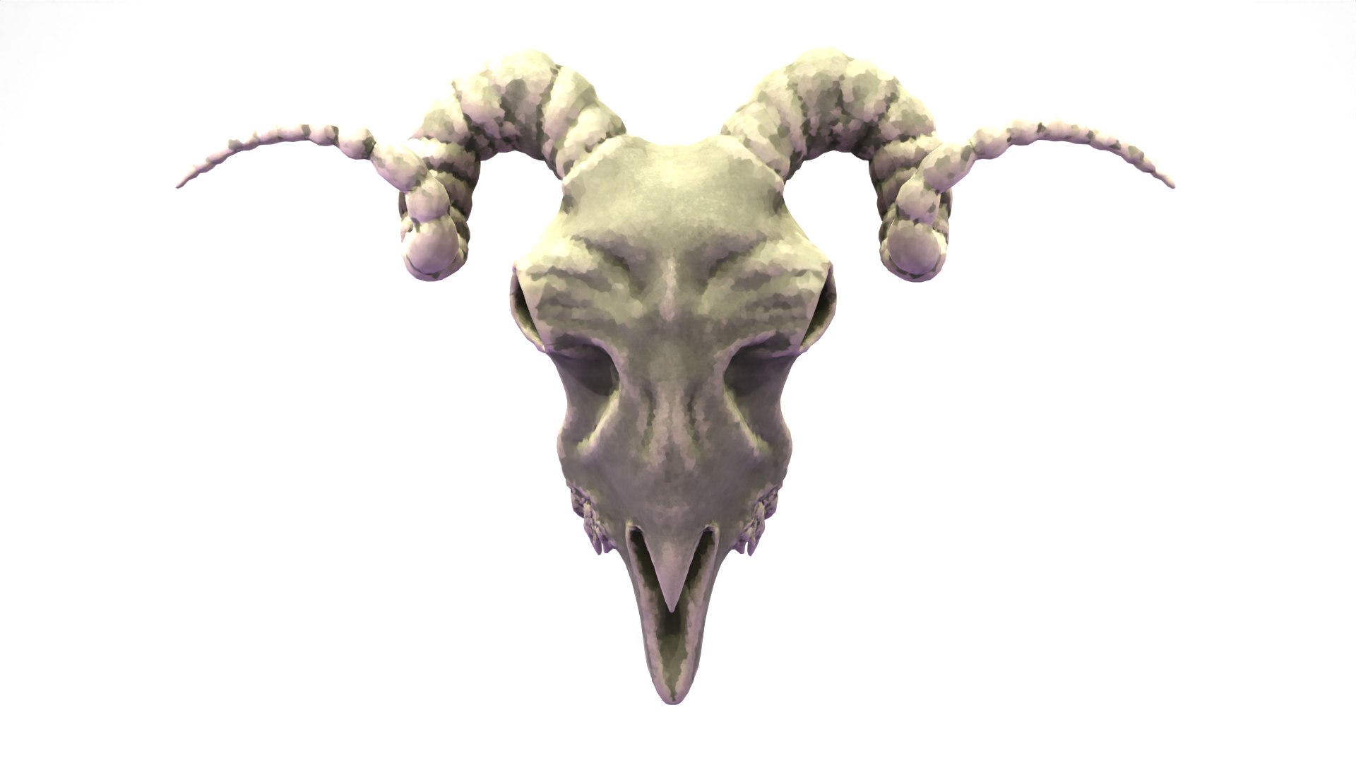 3D Model Ram Skull - TurboSquid 2189104