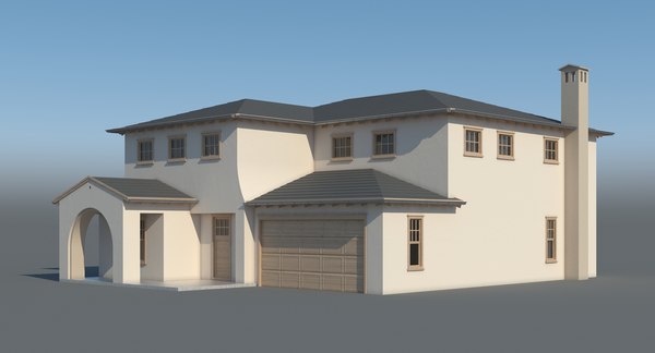 3d model family houses