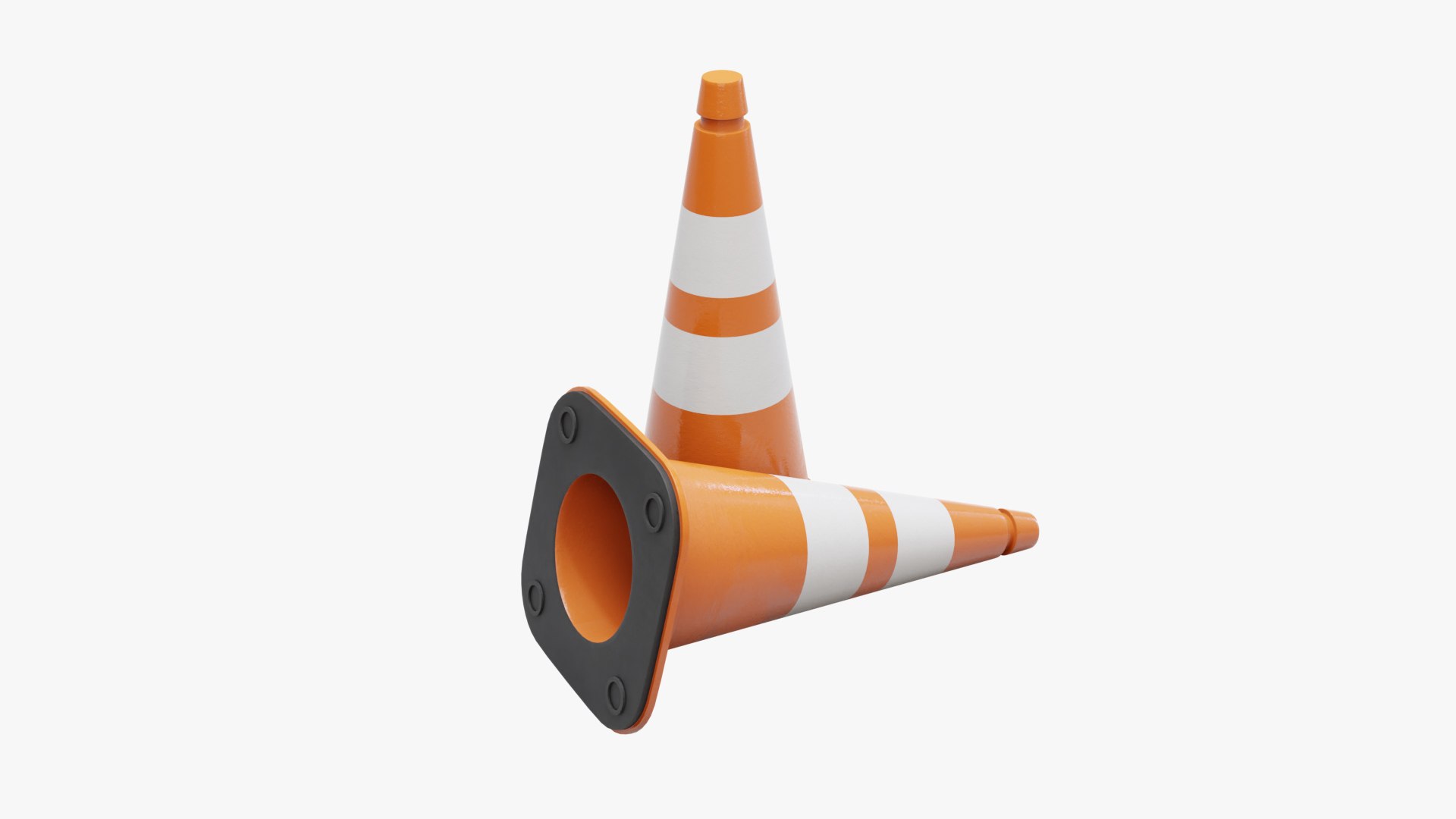 Traffic Cone 3D Model - TurboSquid 2208315