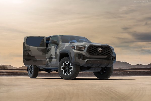 도요타 타코마 TRD 오프로드 그레이 위장 2021 리지드 3D 모델 - TurboSquid 1683471