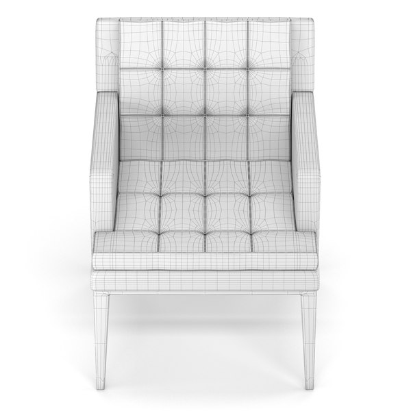 3D Baker DINING CHAIR model - TurboSquid 1887454