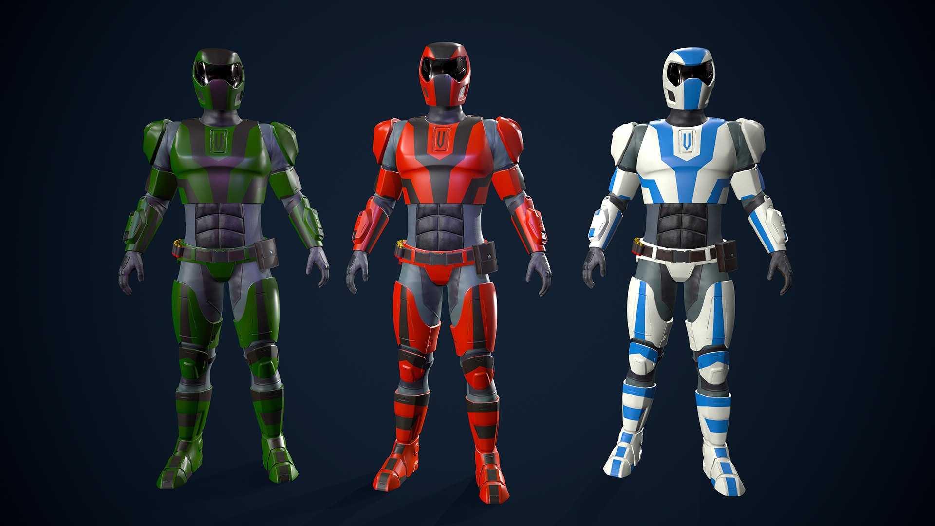 3D Futuristic Trooper - Sci - Fi Character Male Model - TurboSquid 1933229