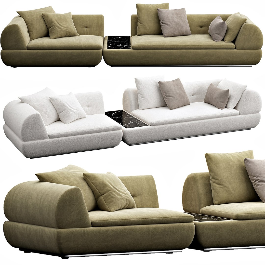 Minotti Supermoon 3D Model - TurboSquid 2344102