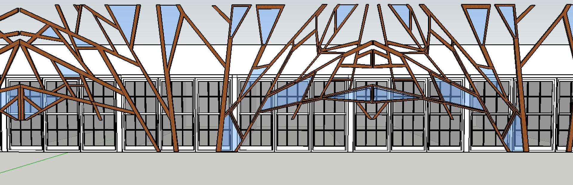 3D Building Tree Inspired Facade Model - TurboSquid 1213811