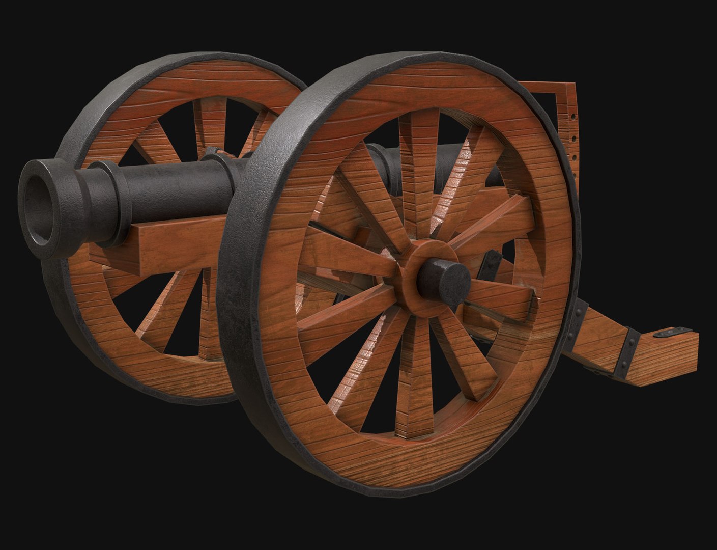 Cannon 1 Model - TurboSquid 2303485