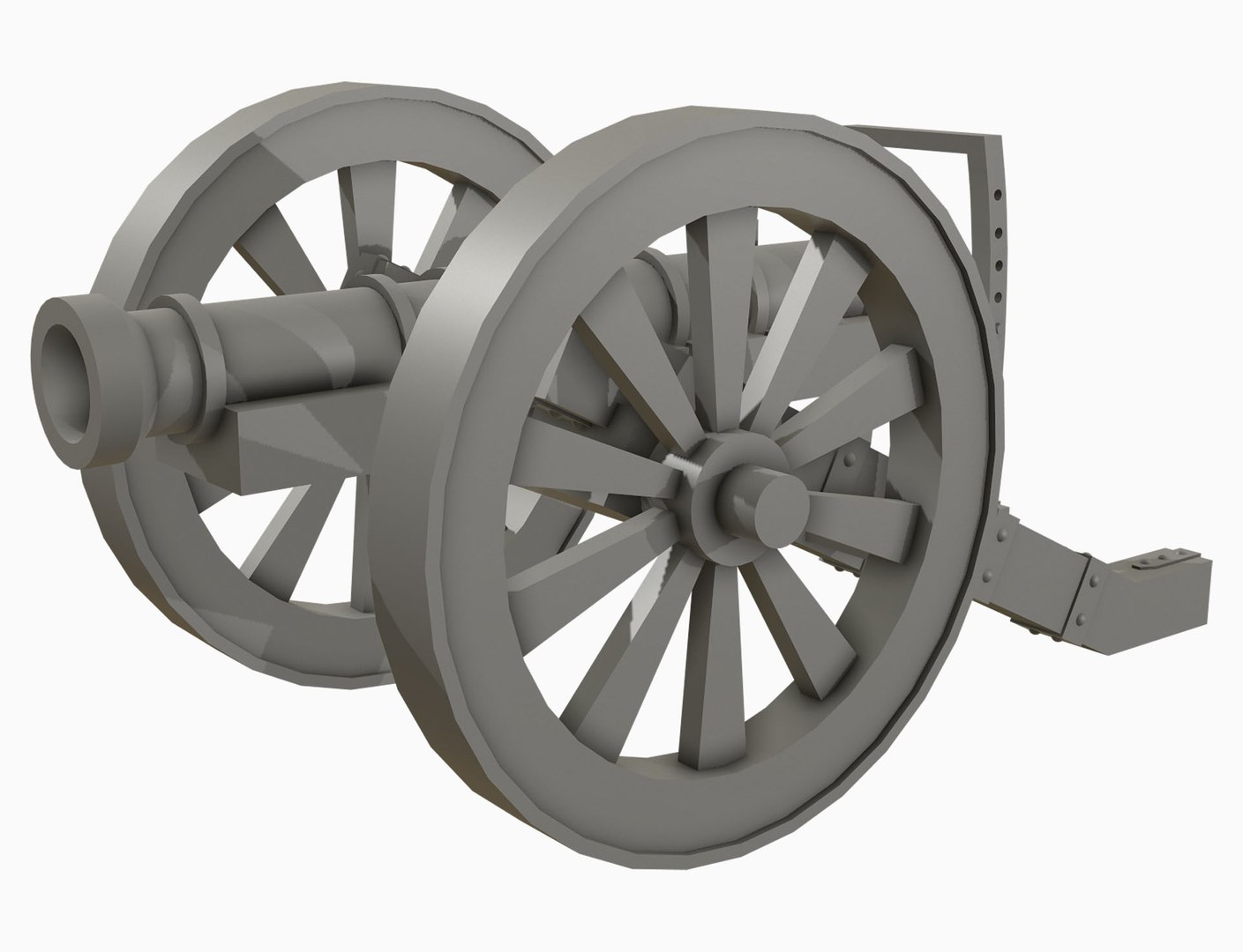 Cannon 1 Model - TurboSquid 2303485