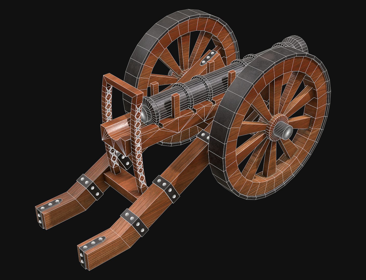 Cannon 1 Model - TurboSquid 2303485