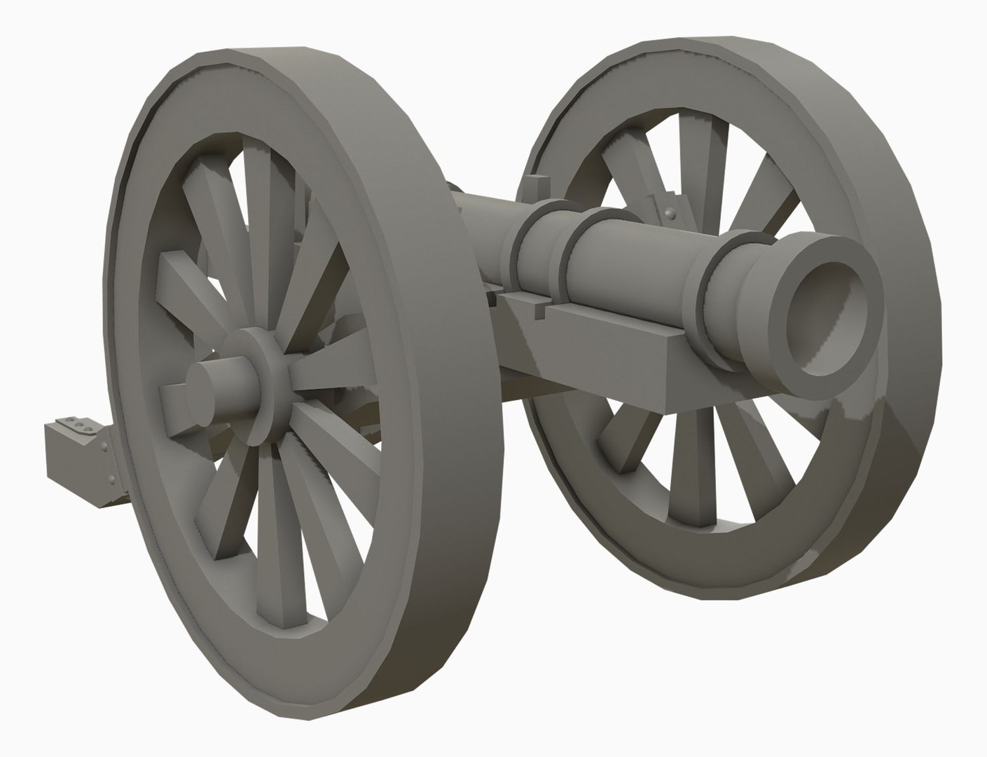 Cannon 1 Model - TurboSquid 2303485