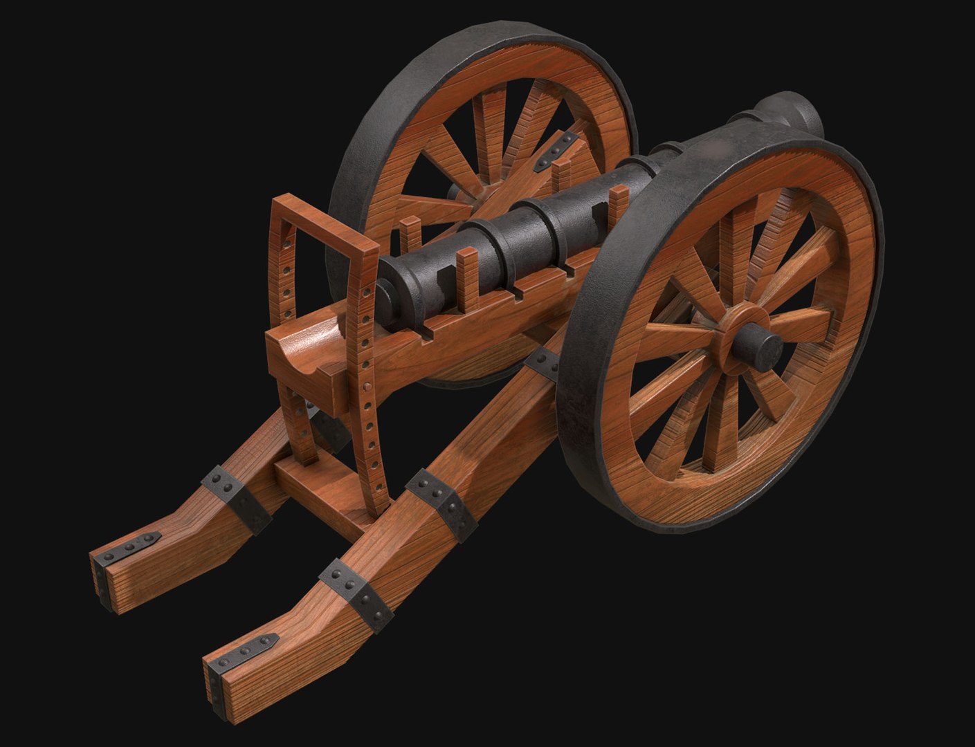 Cannon 1 Model - TurboSquid 2303485