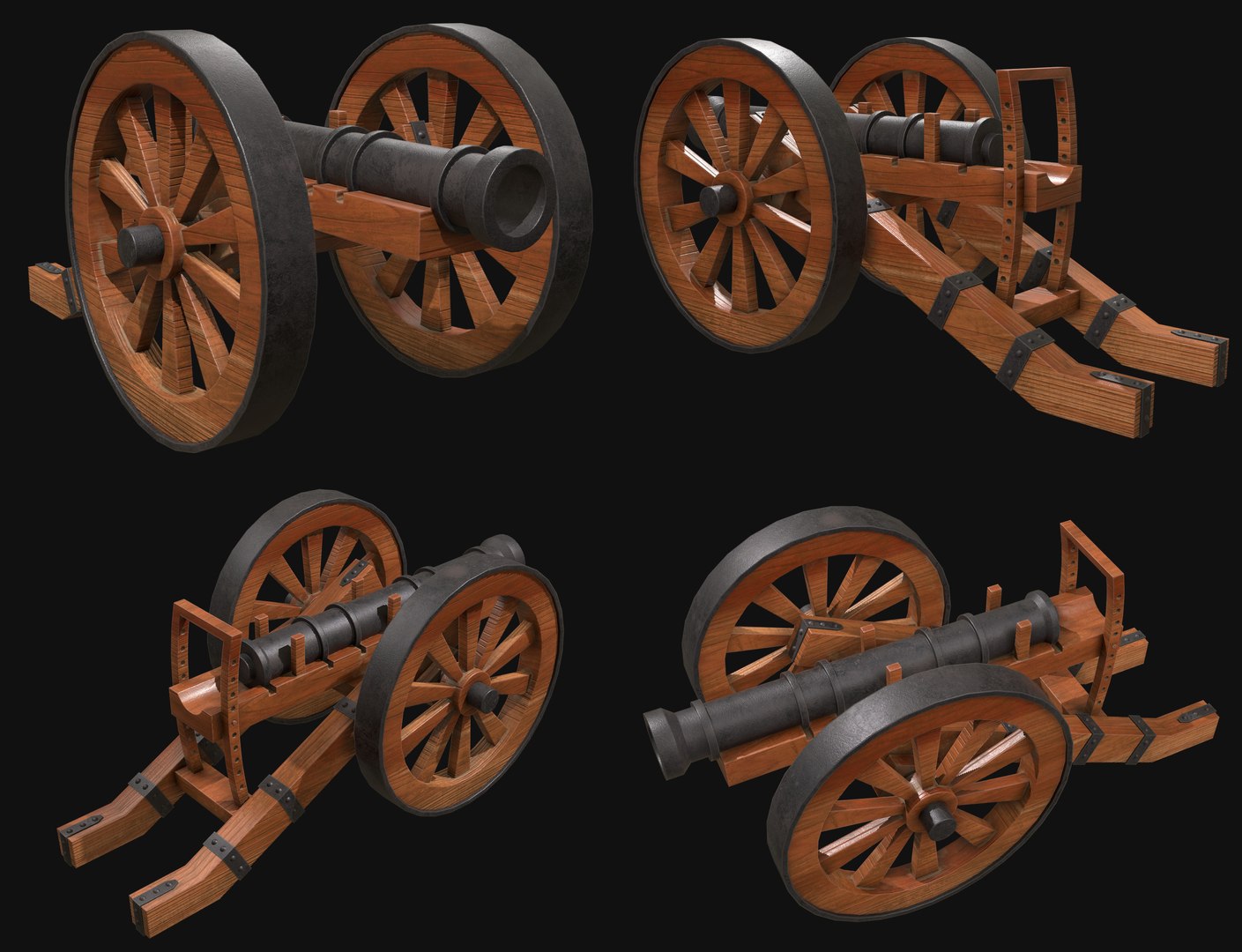 Cannon 1 Model - TurboSquid 2303485