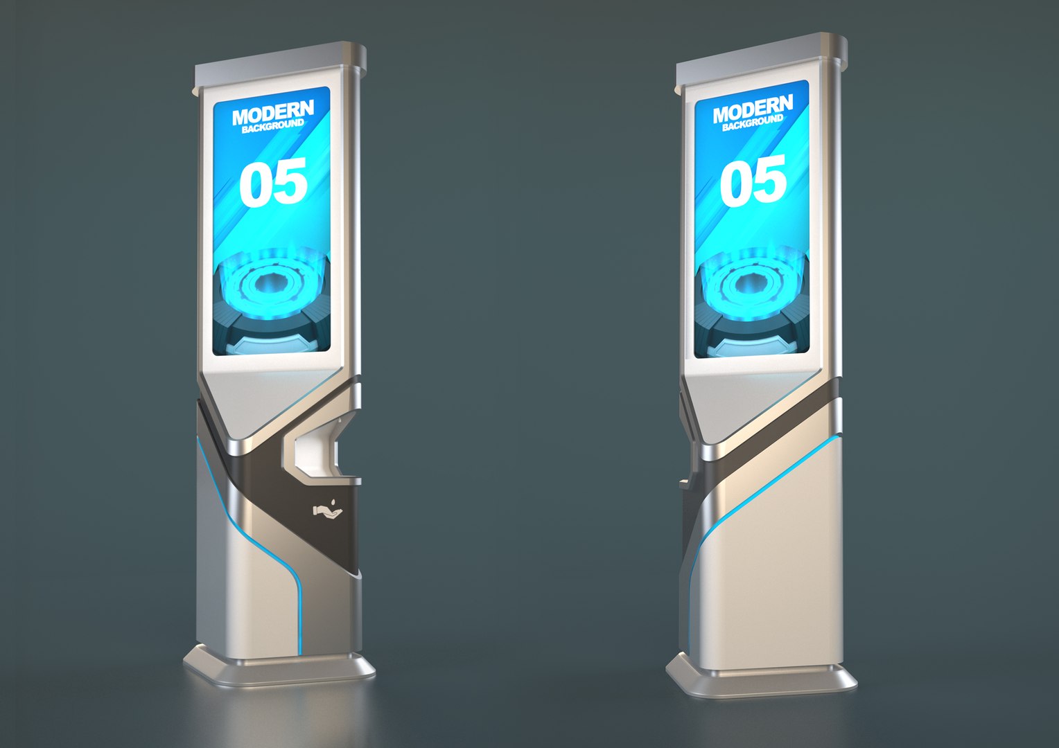 SIGNAGE STAND 05 Model - TurboSquid 1735701