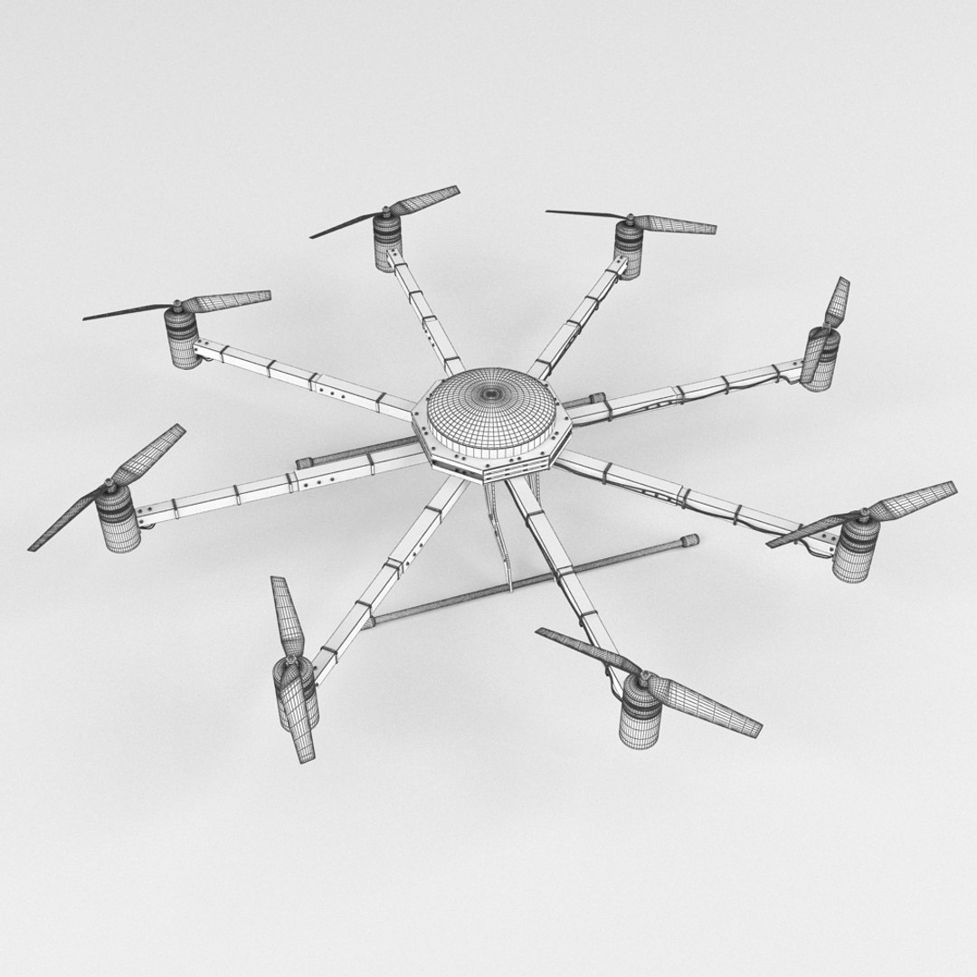 drones realistic 3d max