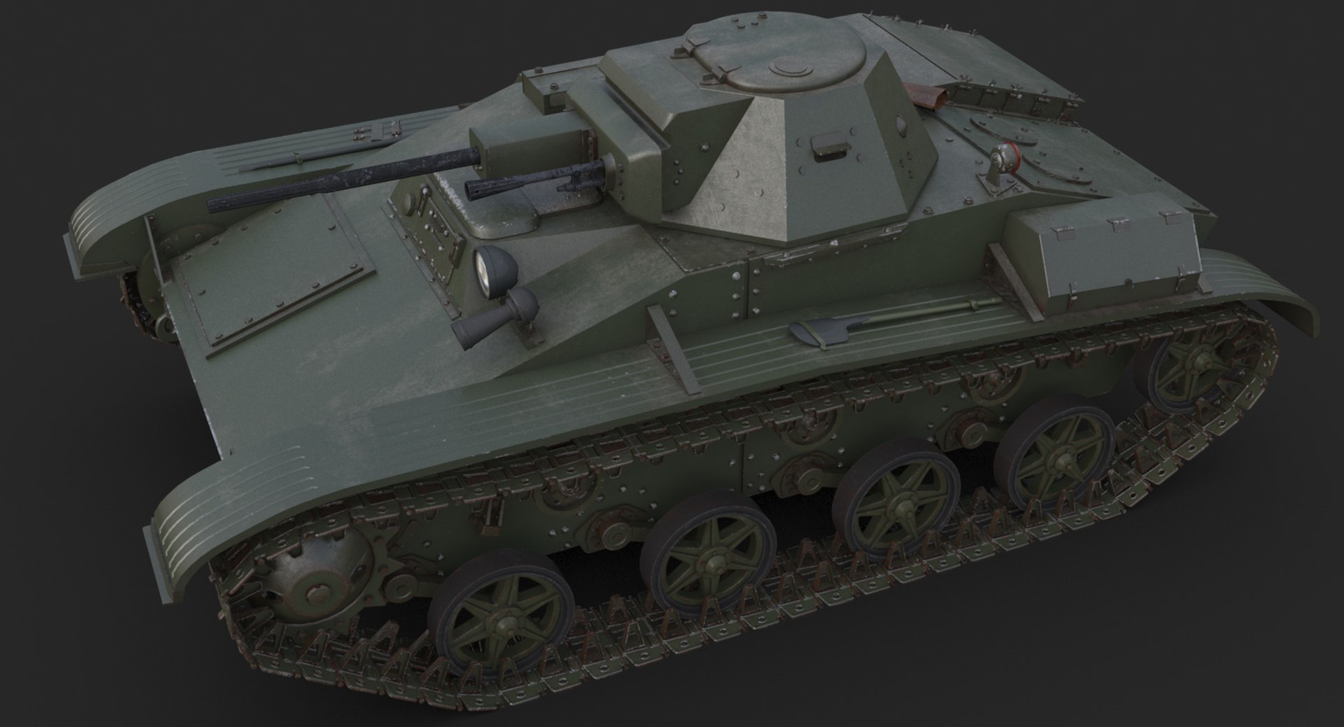 3D Tank T 60 Soviet Model - TurboSquid 1646783