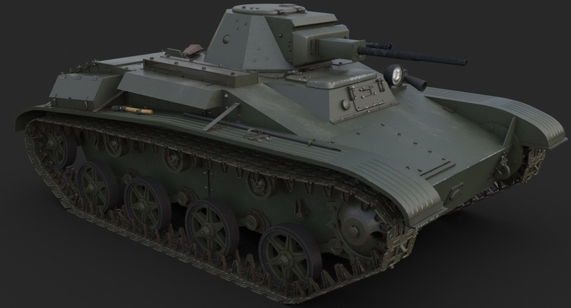 3D Tank T 60 Soviet Model - TurboSquid 1646783