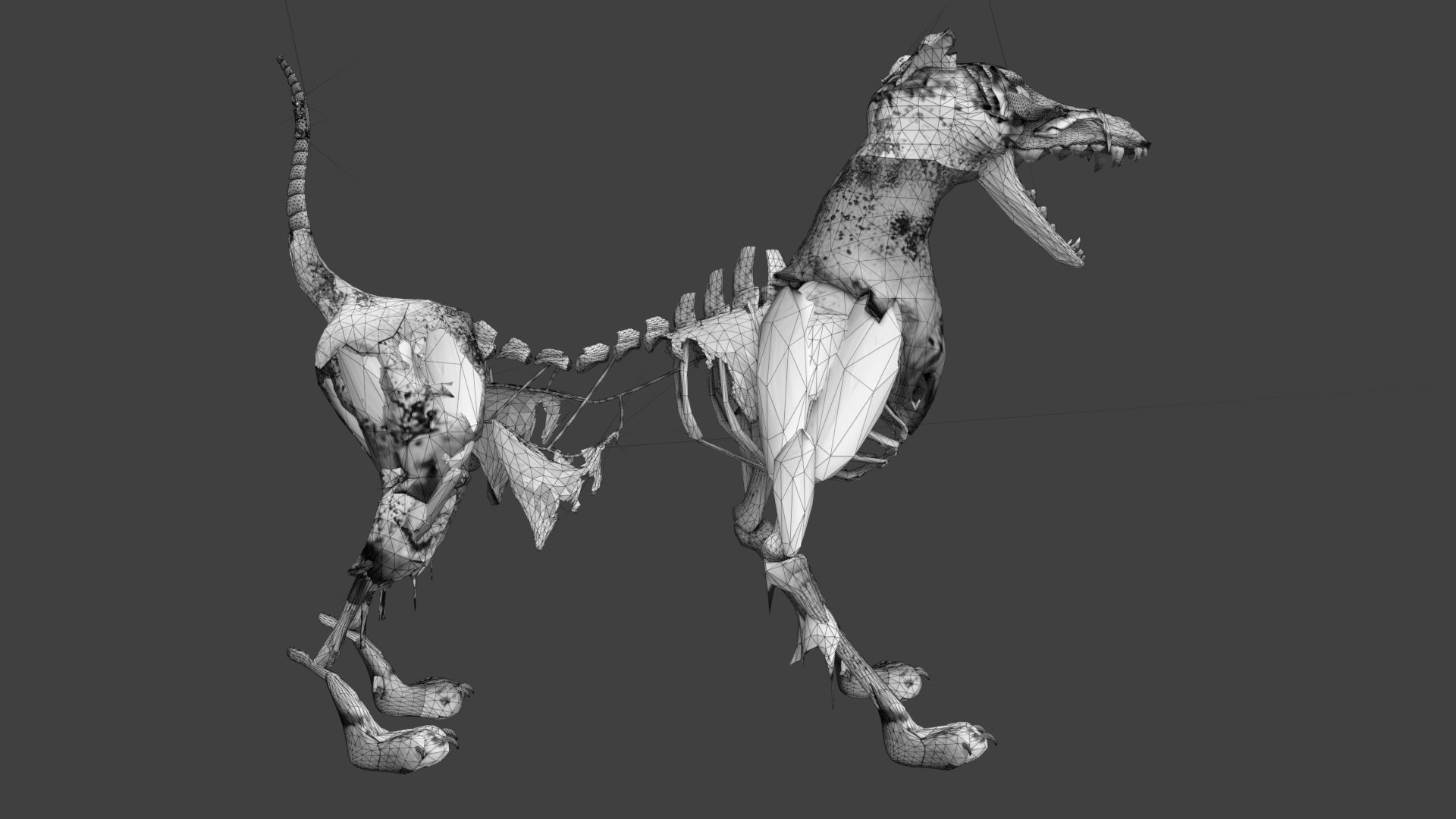 3D Smashed Dog - TurboSquid 1789536