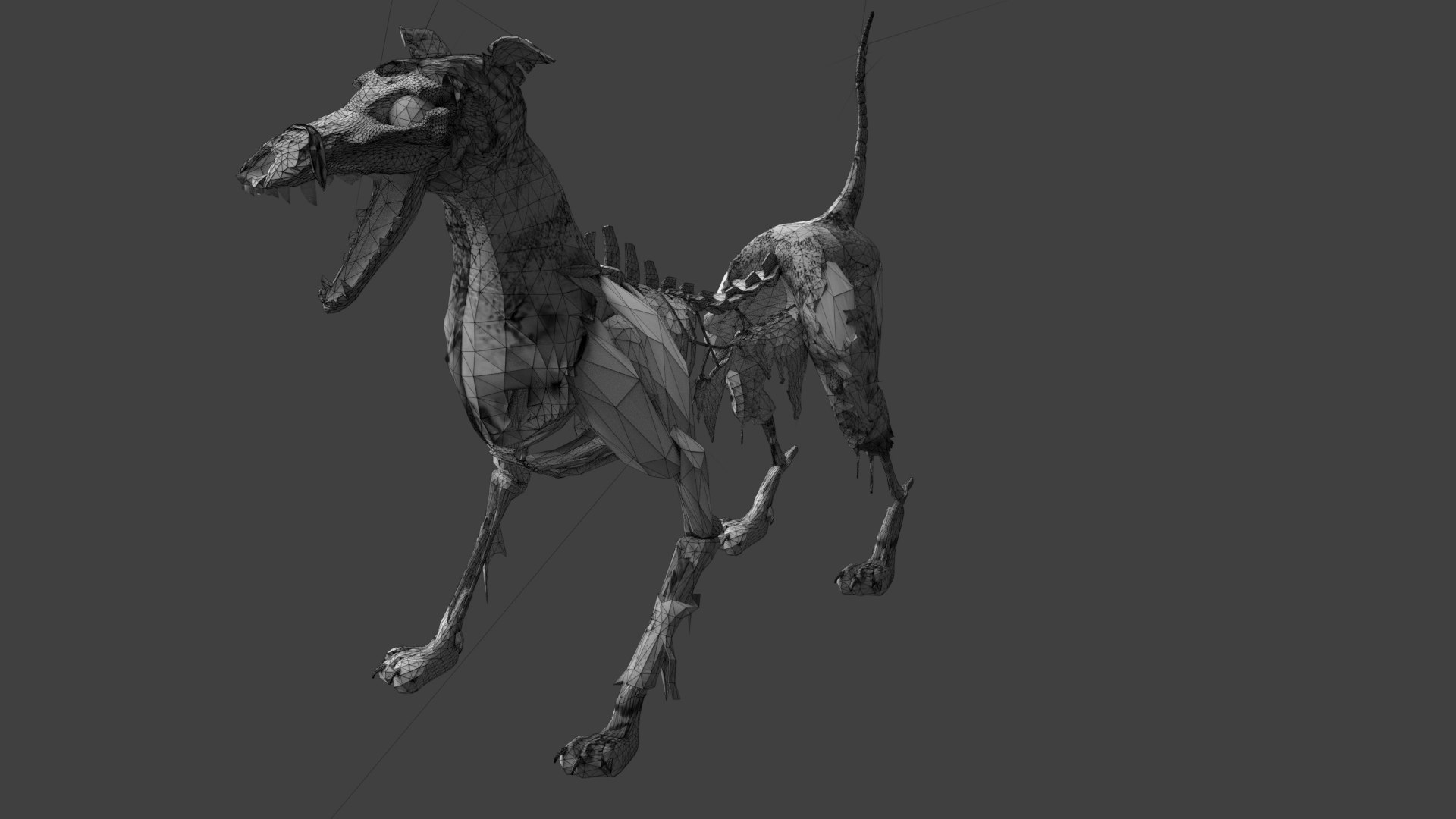 3D Smashed Dog - TurboSquid 1789536