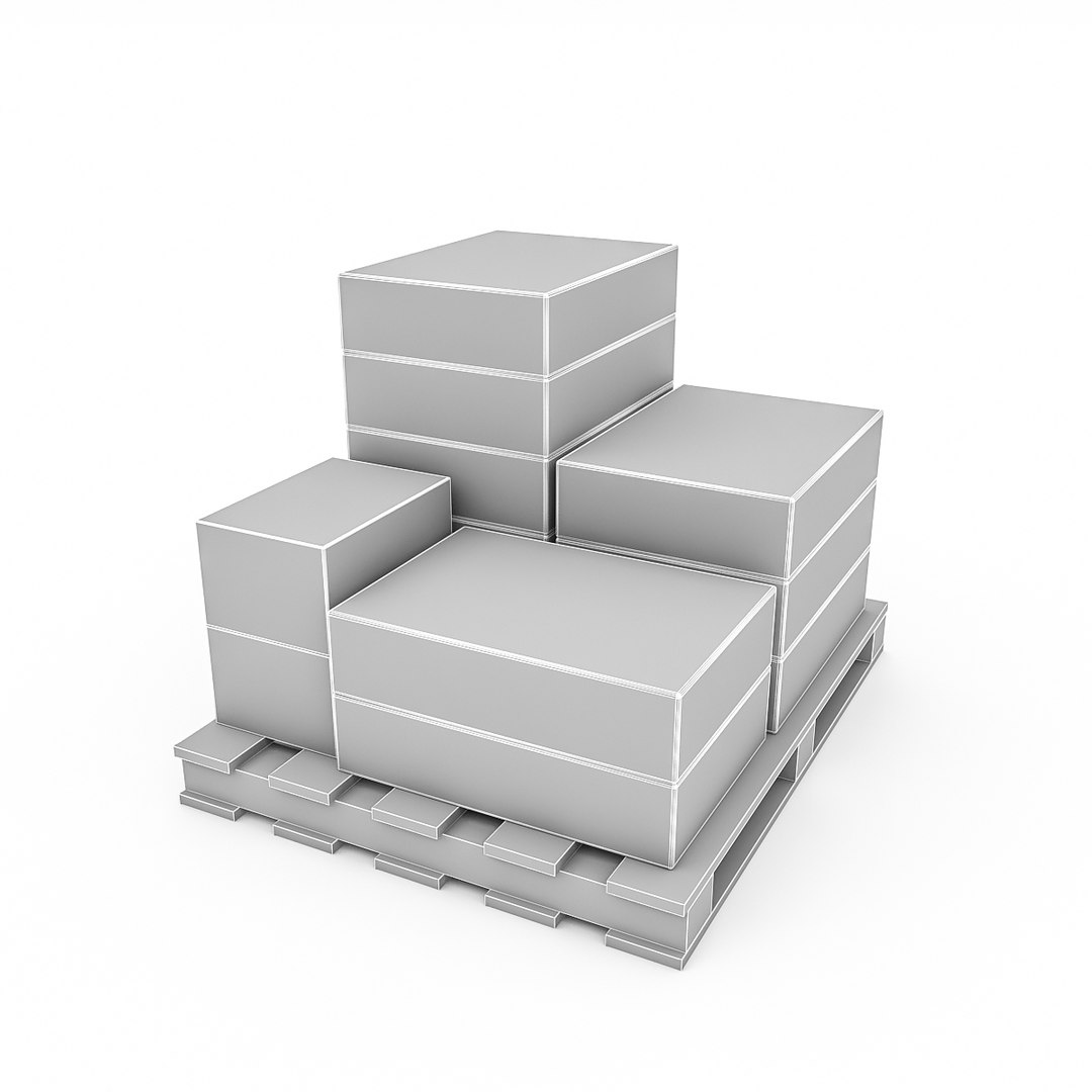 Warehouse Box 3D Model - TurboSquid 1540867
