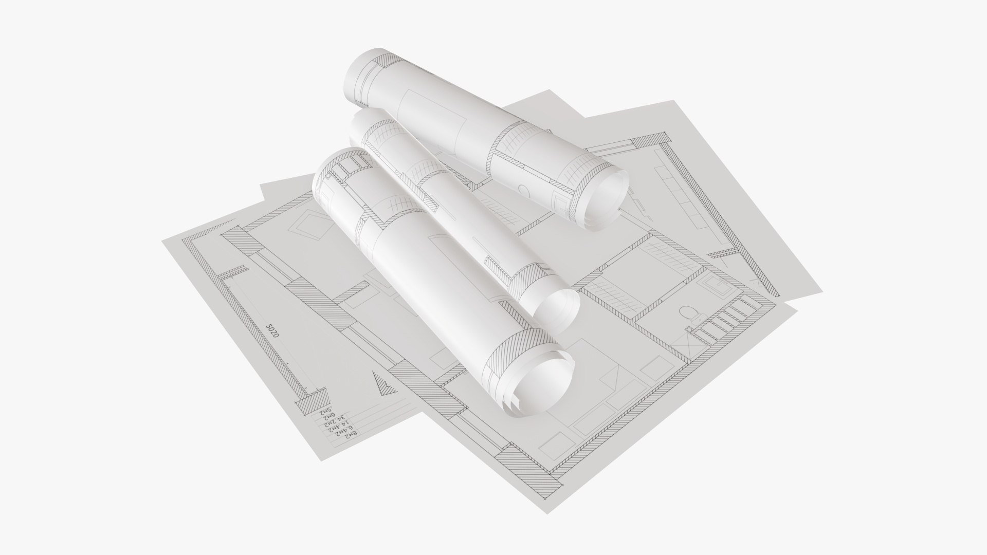 3D Model Sheet Scroll Paper - TurboSquid 1658094