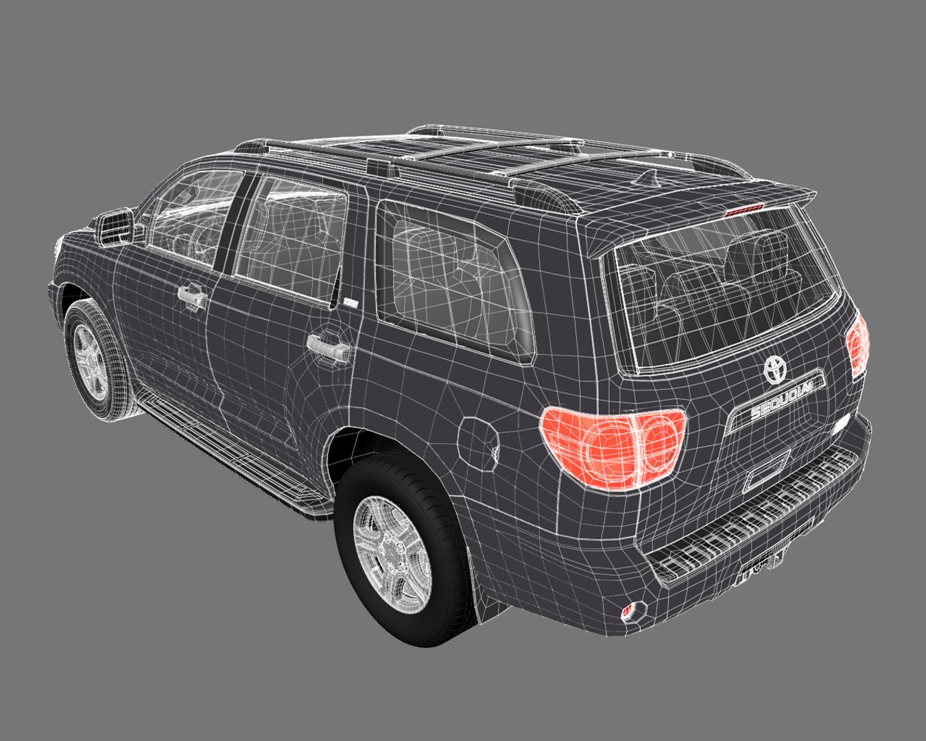 3dsmax Toyota Sequoia 2014