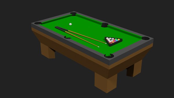 Billiards Table Blender Models for Download | TurboSquid