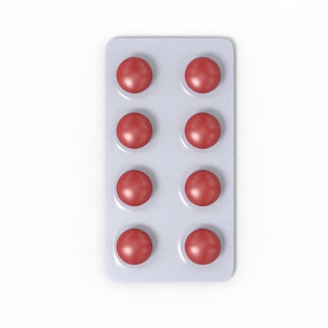 3D pill tablet - TurboSquid 1332191