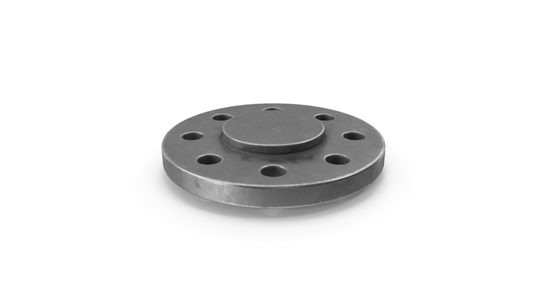 3D Round Flange Metal Armor V5 PBR - TurboSquid 2300836