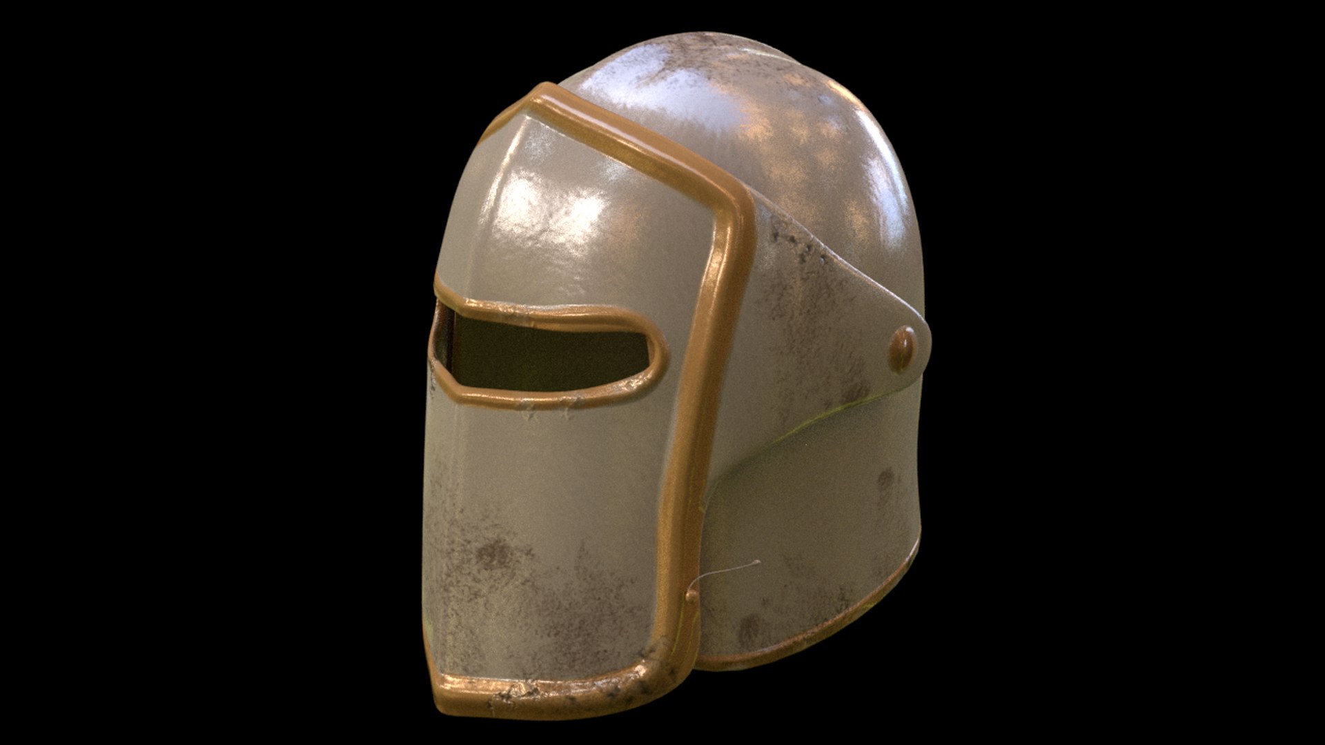 Iron helmet 3D - TurboSquid 1284008