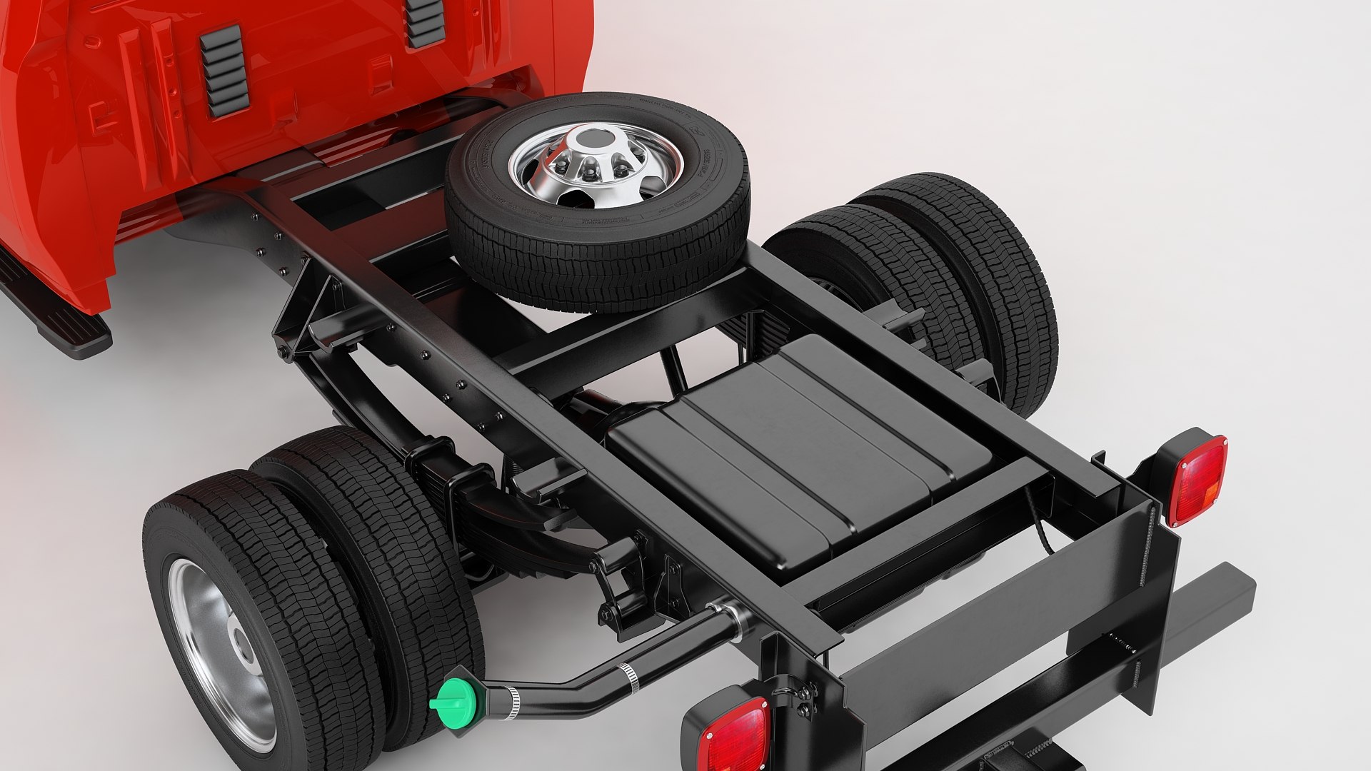 Pickup Truck Generic Chassis 01 3D model - TurboSquid 1893994