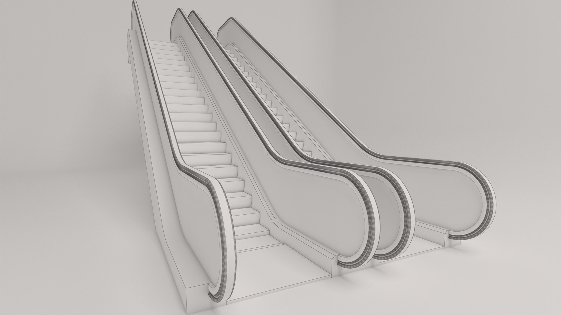 Animated Escalator Up And Down 3D Model - TurboSquid 1916838