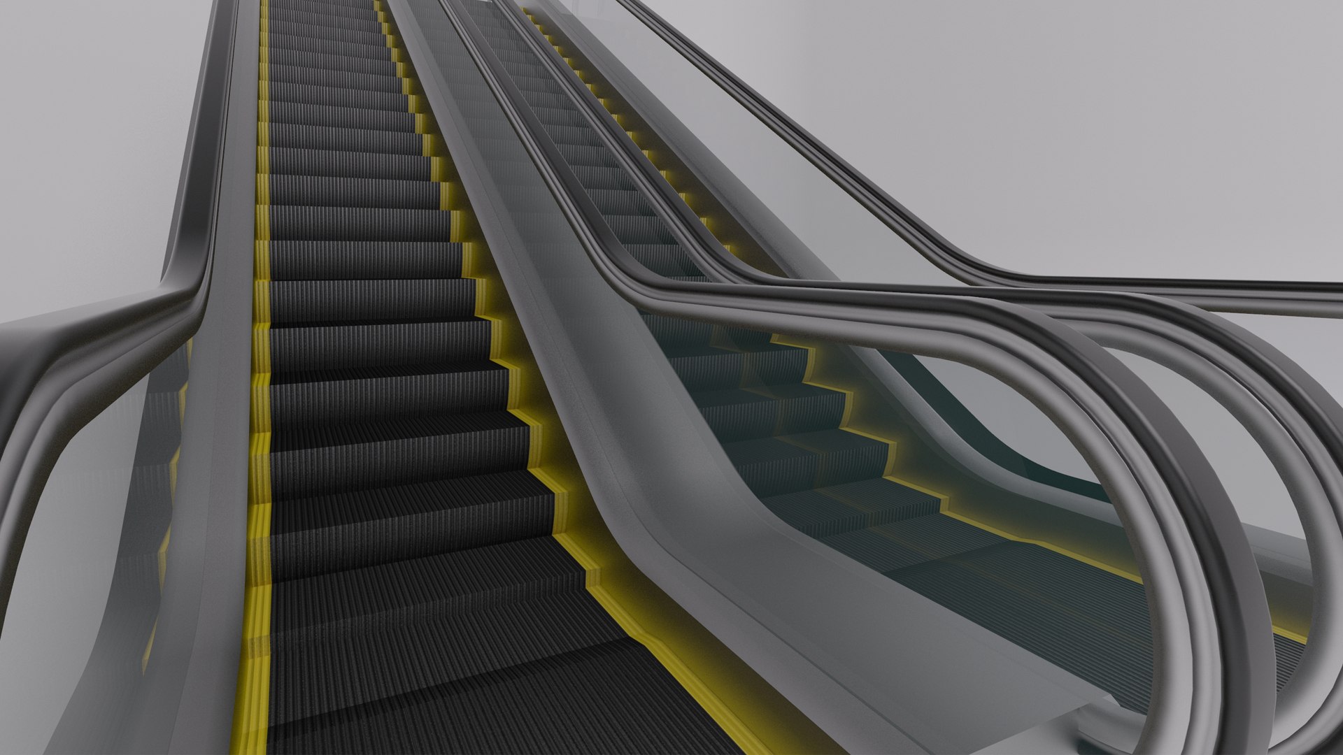 Animated Escalator Up And Down 3D Model - TurboSquid 1916838