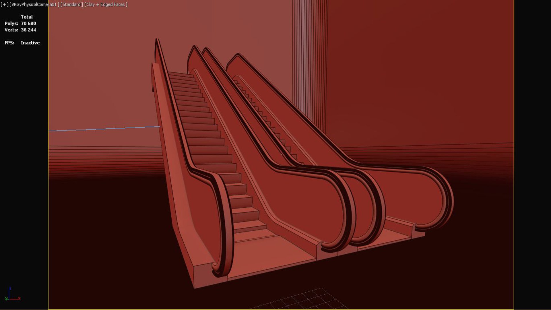 Animated Escalator Up And Down 3D Model - TurboSquid 1916838