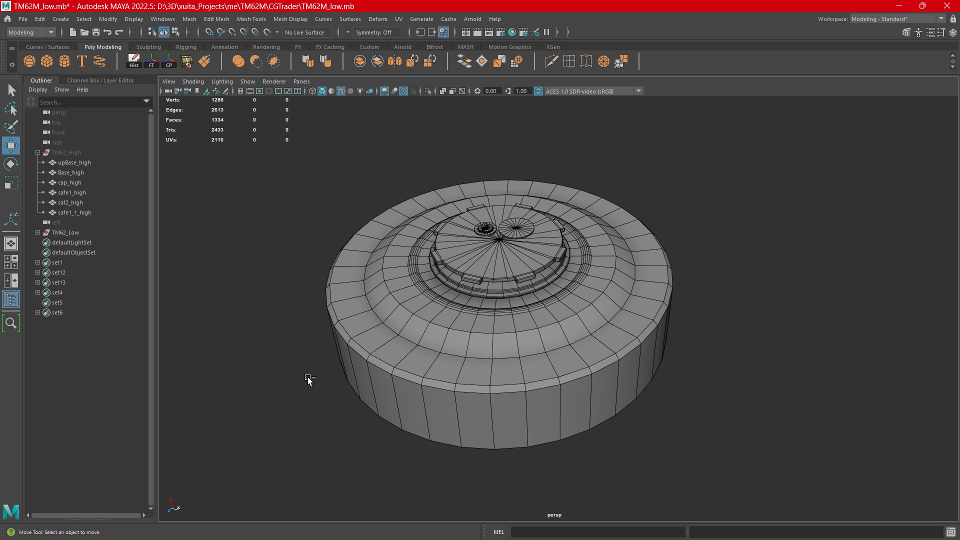 TM-62M AntiTank Landmine Low-poly 3D model model - TurboSquid 2156721