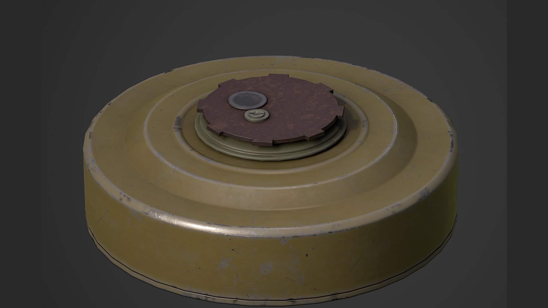 TM-62M AntiTank Landmine Low-poly 3D model model - TurboSquid 2156721