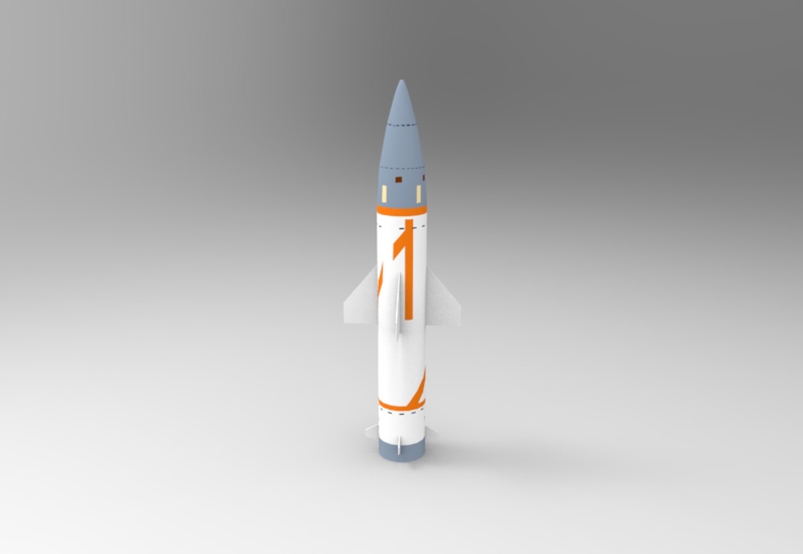 Missile Short Range 3D - TurboSquid 1197981