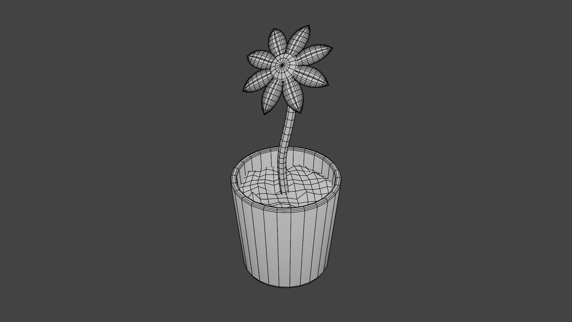 3D Flower Pot Model - TurboSquid 2329189