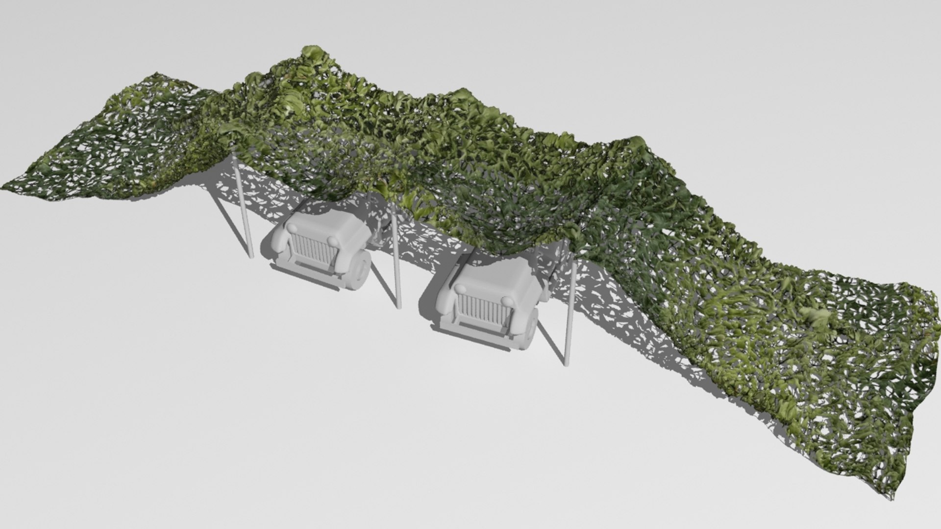 Camo Net 3D Model - TurboSquid 1372749