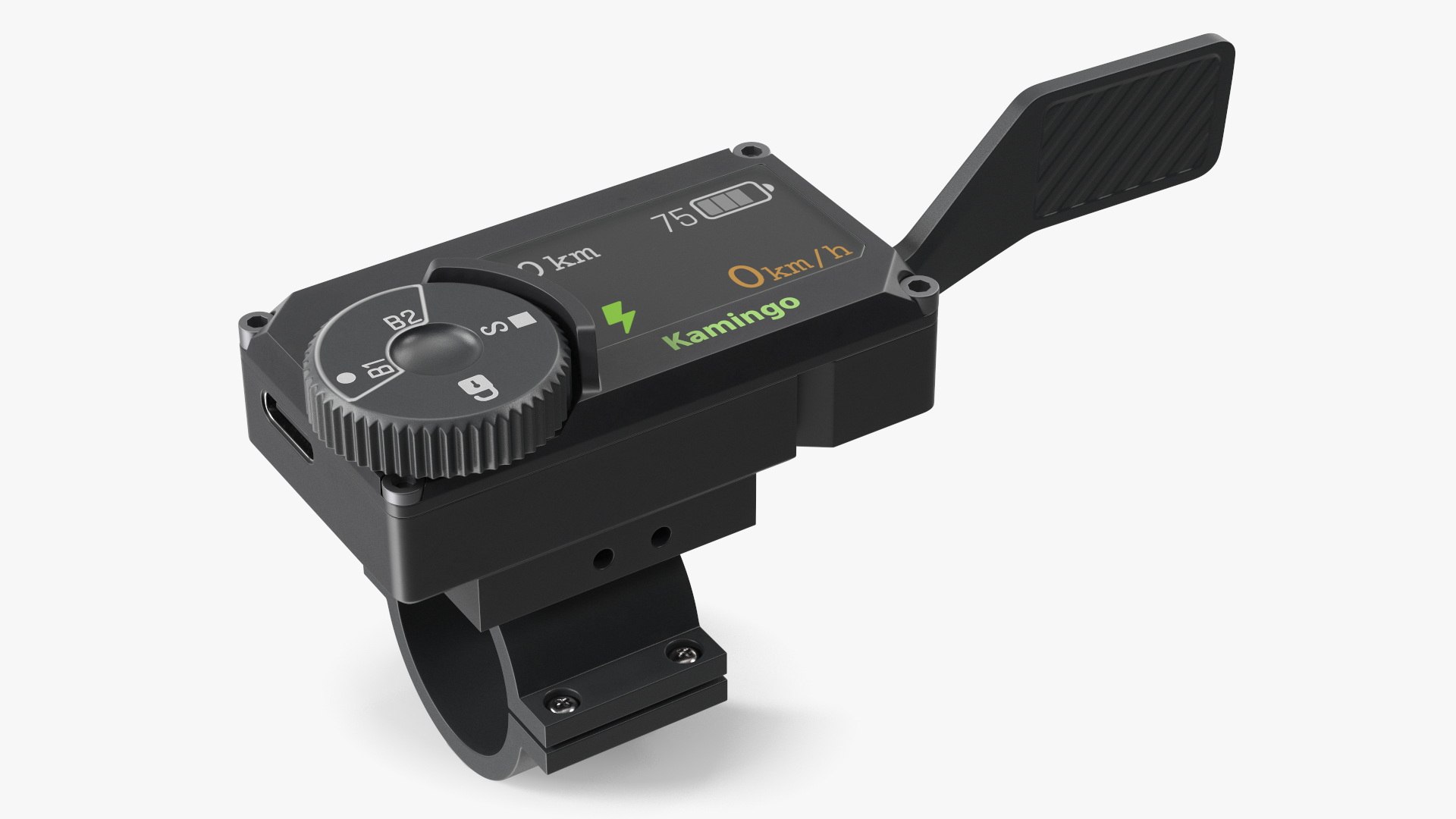 Kamingo 电动自行车智能车把控制器3D模型 - TurboSquid 2459949