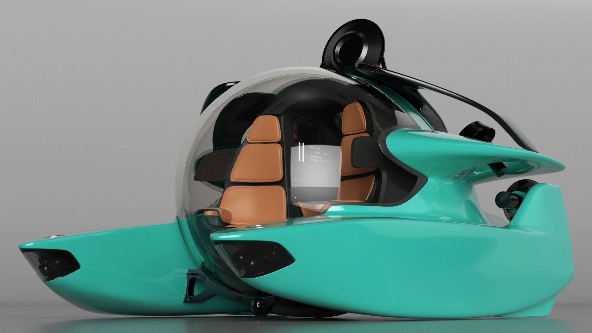 Luxurious Personal Submarine Rigged 3D Model - TurboSquid 2297561